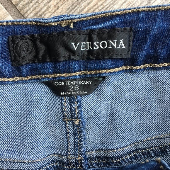 Versona | Jeans | Versona Embroidered Jeans | Poshmark